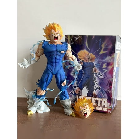 26cm Dragon Ball Z Majin Vegeta Figure Self Destruction Anime Figure ...