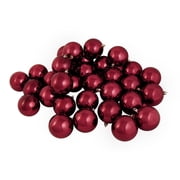 Maroon Christmas Ornaments