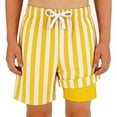 Boys Swim Trunks with Compression Liner Quick Dry Board Shorts with ...