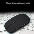 Slim Silent Wired Computer Mouse, Universal 800/1000/1200/1600DPI 4 ...
