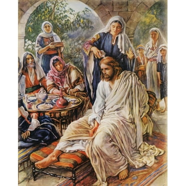 Catholic print picture - Jesus Heals Little Girl T - 8" x 10" ready to ...