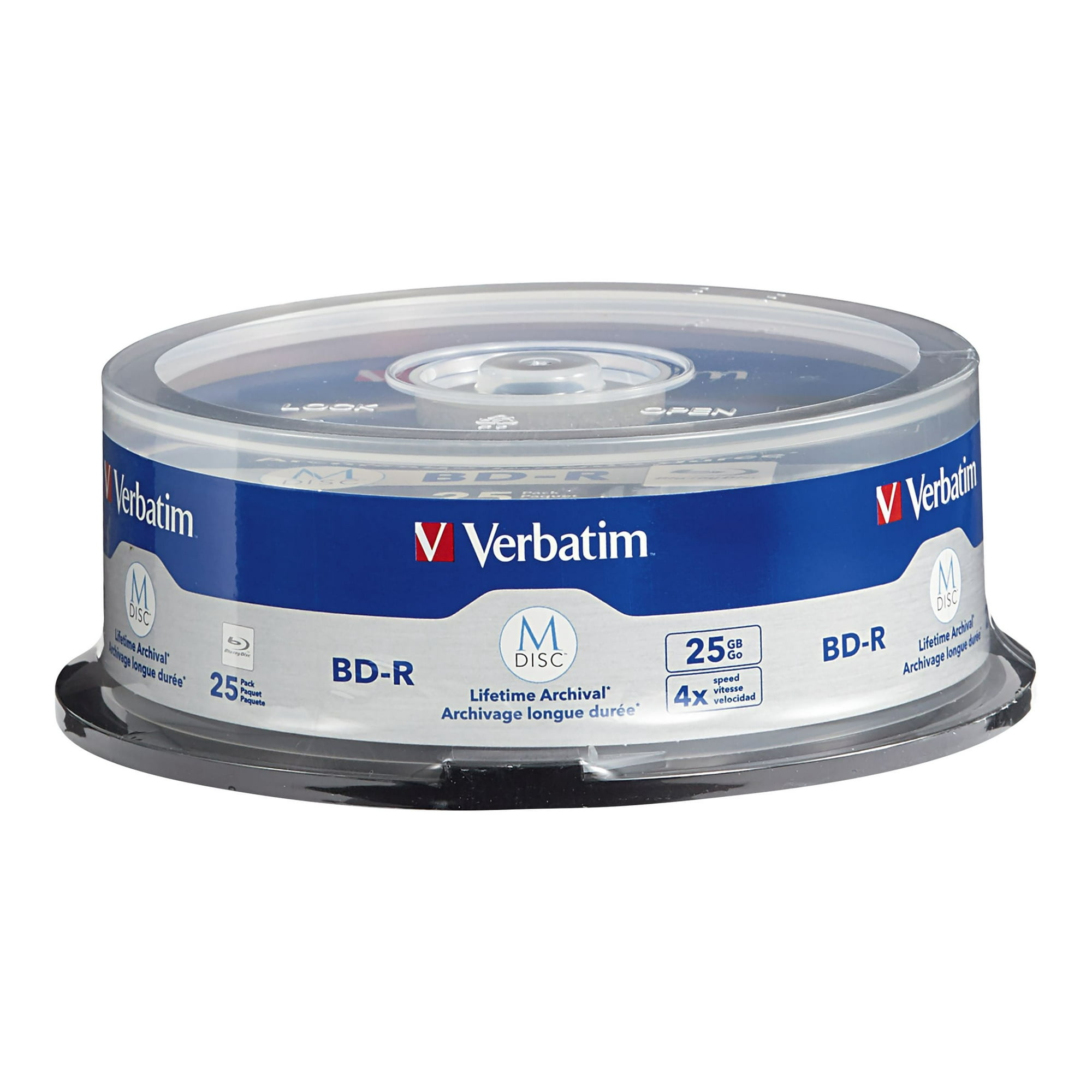 Click here for Verbatim M-Disc Bd-R 25gb 4x Surface - 25pk Spindl... prices