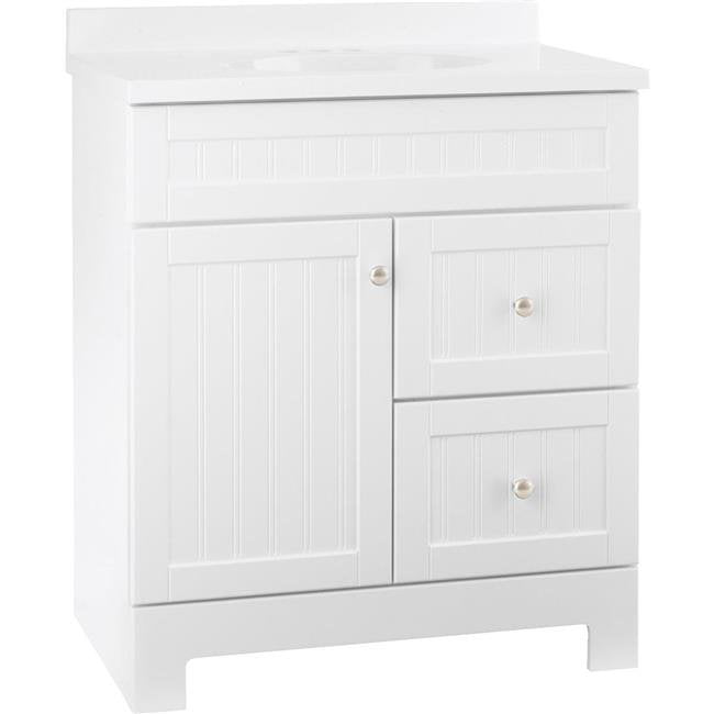 RSI HOME PRODUCTS SALES INC Edgew 36" WHT Vanity CBC21136D - Walmart.com