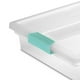 Sterilite Large Clip Storage Box, 12 Pack, & Small Clip Storage Box, 6 ...