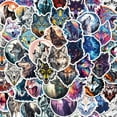 50-Pack Wolf Animal Stickers - Cool Cartoon Graffiti-Style Waterproof ...