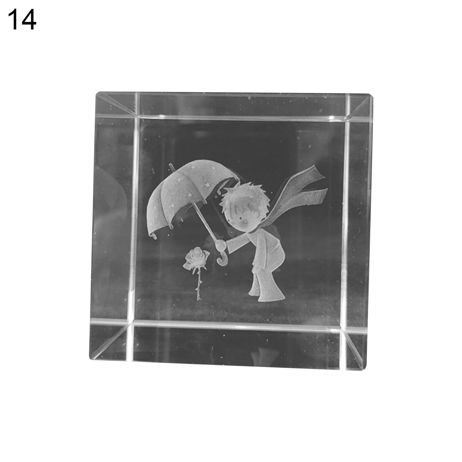 Yoone Cube Prism Decor Ornamental Smooth Surface Modern Style Cloud ...