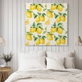 Canvas Print Wall Art Oil Paintings Watercolor Lemon Green Leaves ...