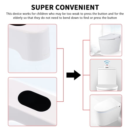 Automatic Toilet Flush Switch IR Motion Sensing Flush Button Non-Touch ...