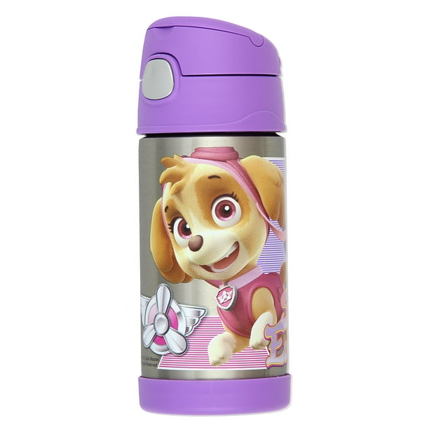 Thermos SS Vac Insulated 12oz Straw Bottle Paw Patrol Girl - Walmart.com