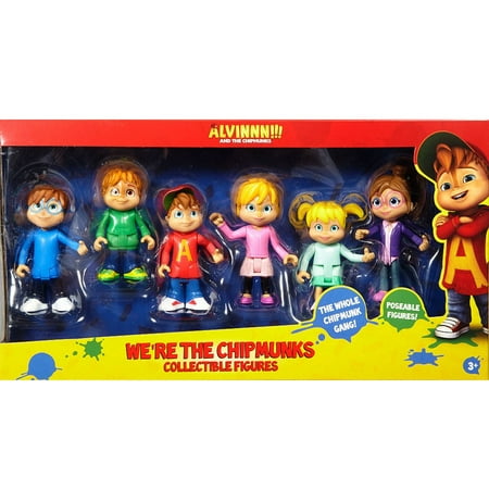 ALVIN AND THE CHIPMUNKS WE`RE THE CHIPMUNKS COLLECTIBLE FIGURES ...