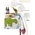 Cute Cartoon Dinosaur Tablecloth Rectangle Table Cloths 54x108 ...