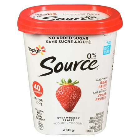 Yoplait Source Strawberry 0% M.F. Yogurt | Walmart Canada