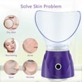 Hinzonek Facial Steamer, 110V Facial Spa Pores Steam Skin Clean Sauna ...