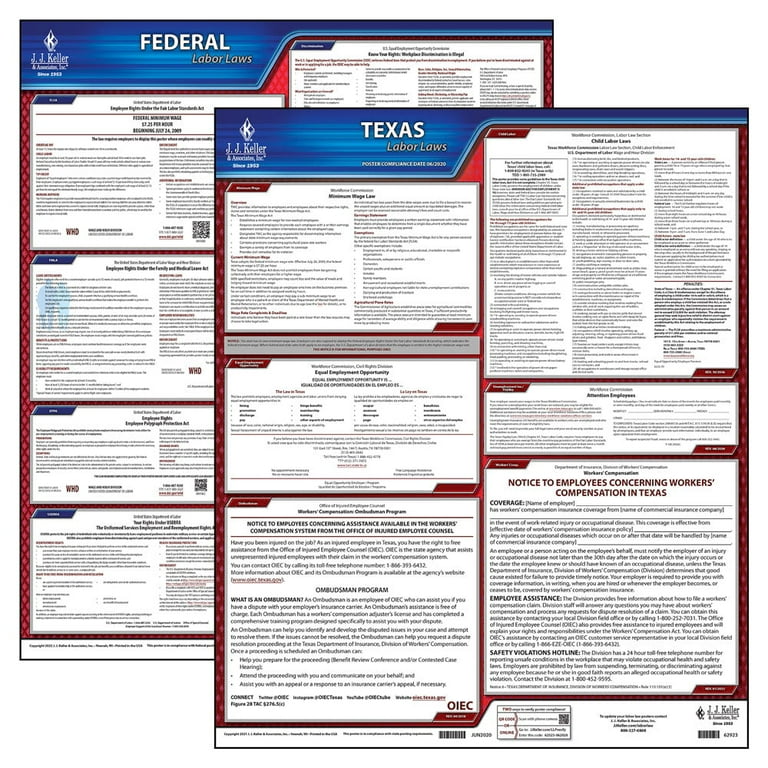 Unemployment Insurance Poster For Texas