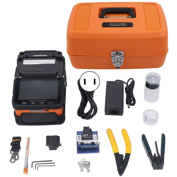 Fusion Splicer 3 in 1 Holder 6 Motor Fast Welding Heating Optic Fiber ...