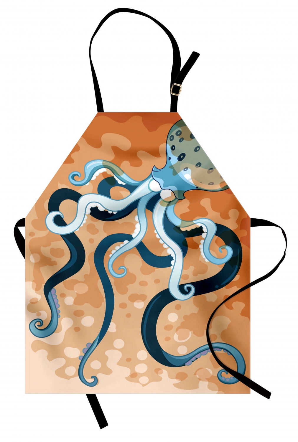 Octopus Apron Giant Octopus with Long Legs Exotic Oceanic Animals Beast ...