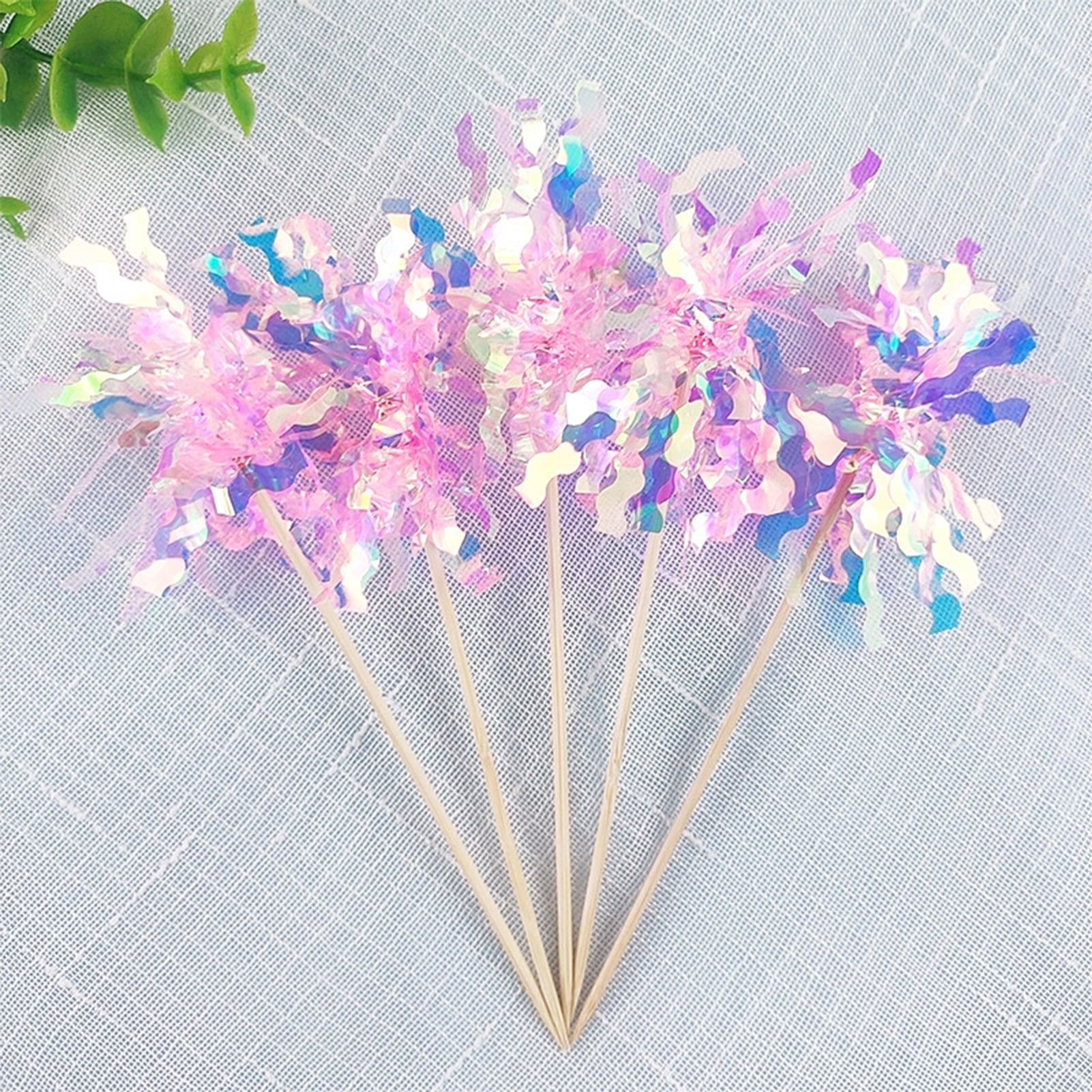 Hadanceo Cupcake Toppers Multicolor 5Pcs Colorful DIY Baking Toppers ...