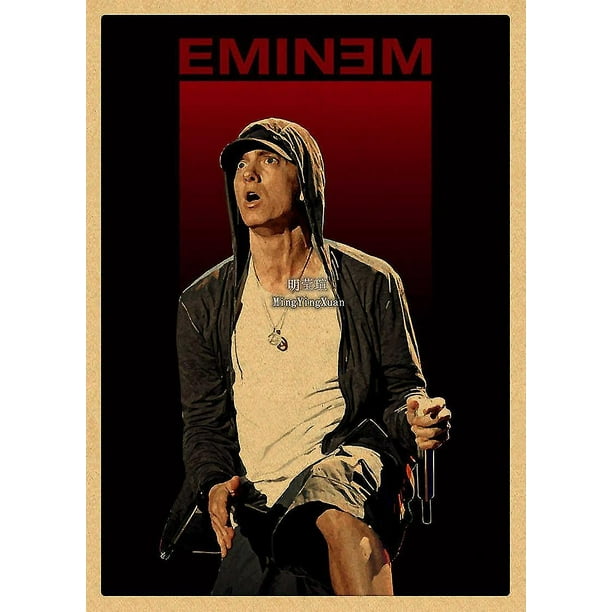 Eminem Posters,8 Mile Poster,hip Hop Rapper Singer Eminem Poster Kraft ...