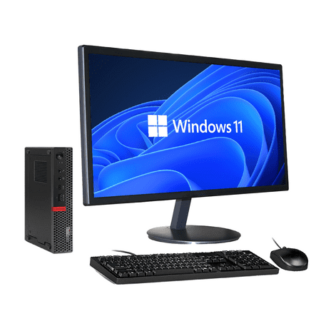 Lenovo ThinkCentre M920x Tiny/Mini Computer|24" Monitor|i7 8700 Hexa ...