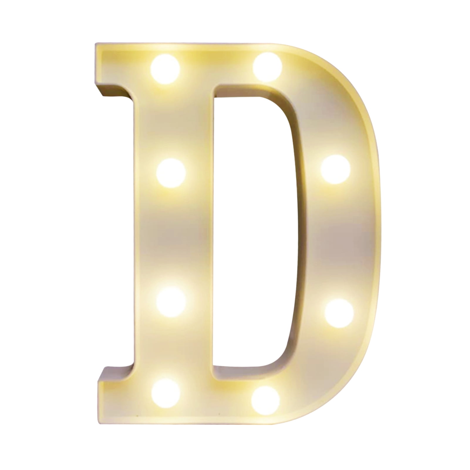 Alfabeto LEDs Luz Letrero de letras de pie con bombillas Lámpara de ...