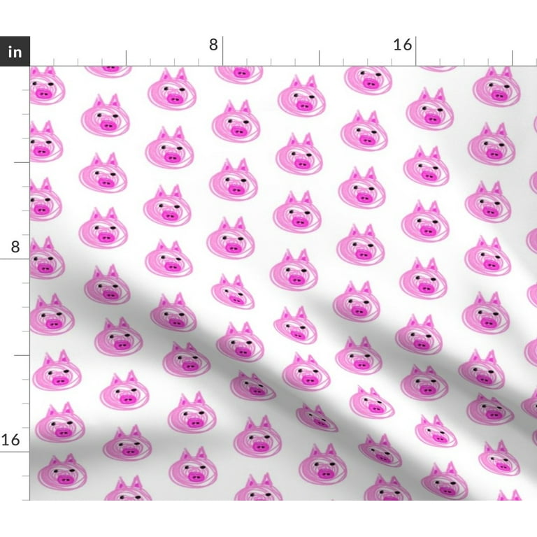 Cute Pig Fabric