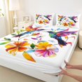 Castle Fairy Boys Girls Floral Hummingbird Queen Sheet Sets,Spring ...