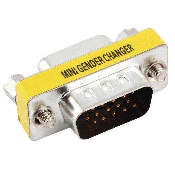 VGA 15Pin Male to VGA 15Pin Male adapter - Walmart.com