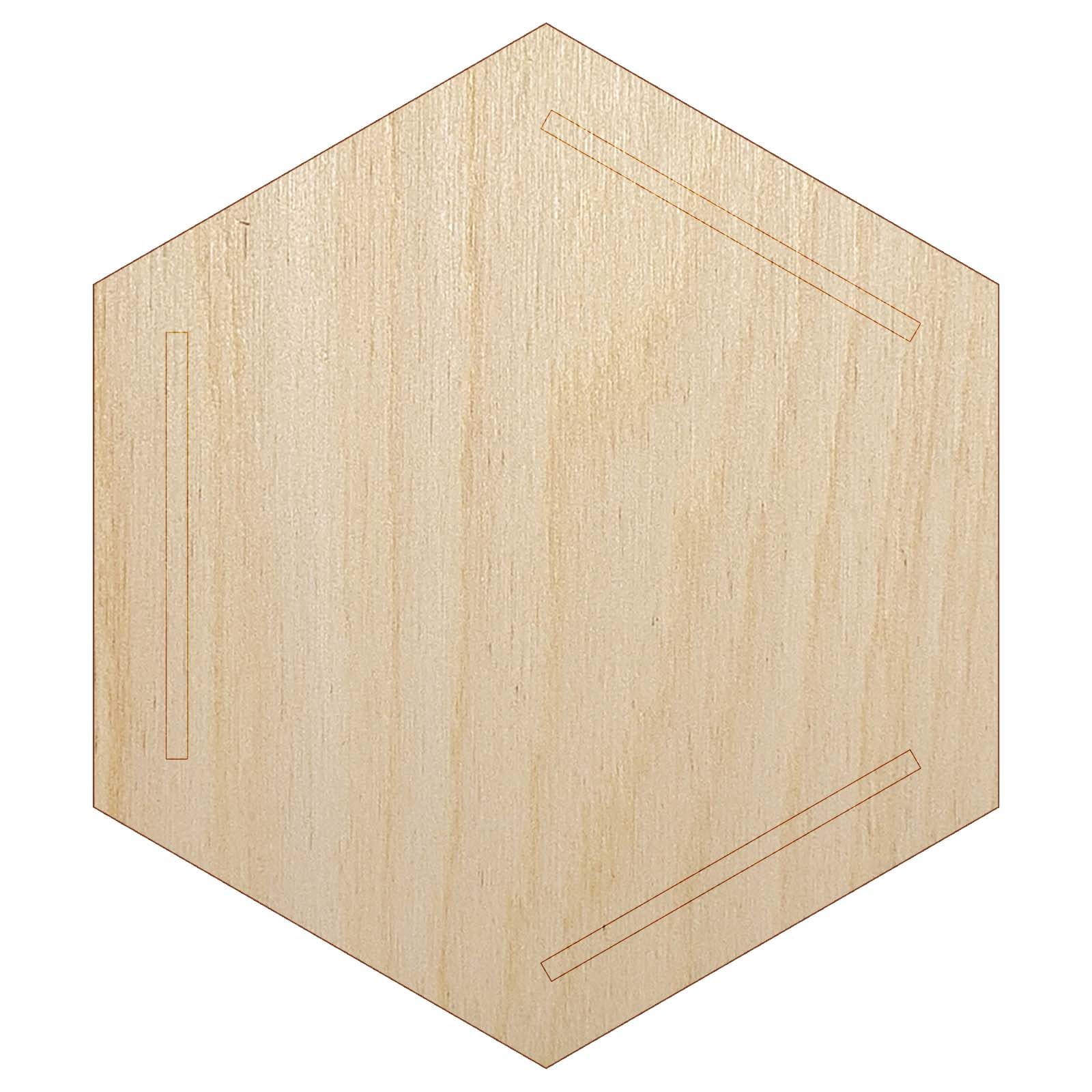 Benzene Ring for Organic Chemistry Science Wood Shape Unfinished Piece ...