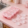 BMYJ Heart Shape Silicone Mold for DIY Baking, Jelly, Ice Cubes, Soap ...