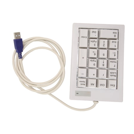 USB Numpad, Mechanical Numpad Linear Action Switch USB Wired 21 Keys ...