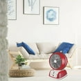 Optimus Retro Design Oscillating Fan Heater, Red - Walmart.com