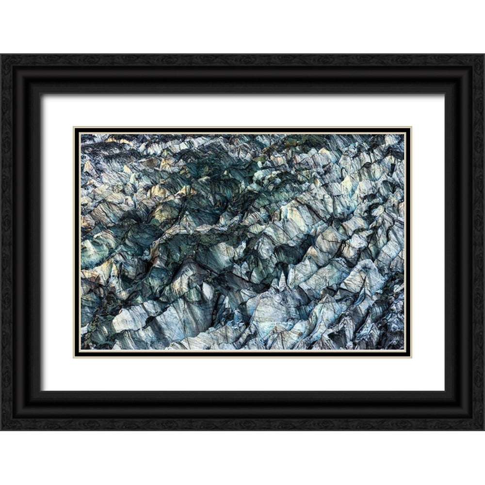 Kowit.Lee 14x11 Black Ornate Wood Framed with Double Matting Museum Art Print Titled - ICE ...