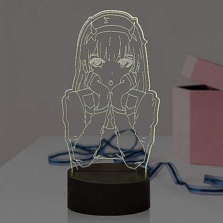 Jinlycoo Darling In The Franxx Zero Two Night Light 02 3D Cartoon Night ...