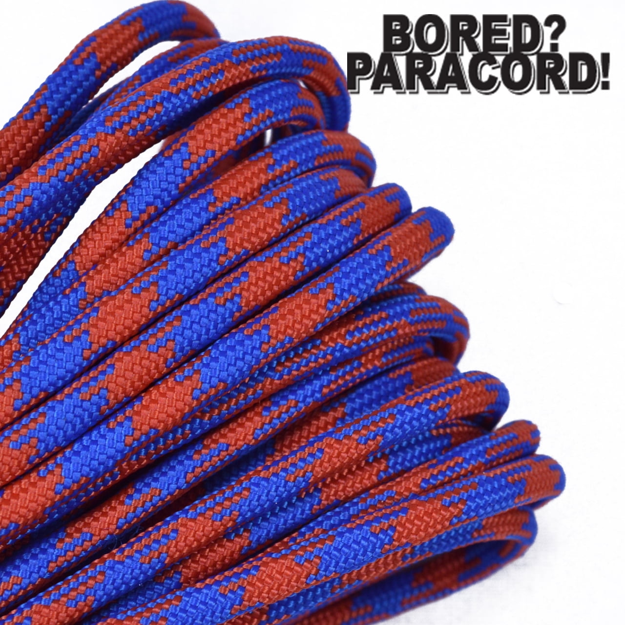 Bored Paracord Brand 550 lb Type III Paracord - Mets 50 Feet - Walmart.com