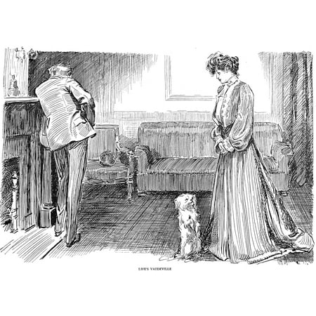 Gibson: Life'S Vaudeville. /Ncharles Dana Gibson (1867-1944). American ...