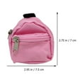 2 Pcs Simulation School Bag Bookbag Mini Backpack Toy Miniatures Mini ...