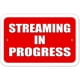 Streaming in Progress Sign - Walmart.com