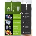 Immersion Blender Handheld 5 in 1 Hand Blender, 1000W Hand Mixer Stick ...