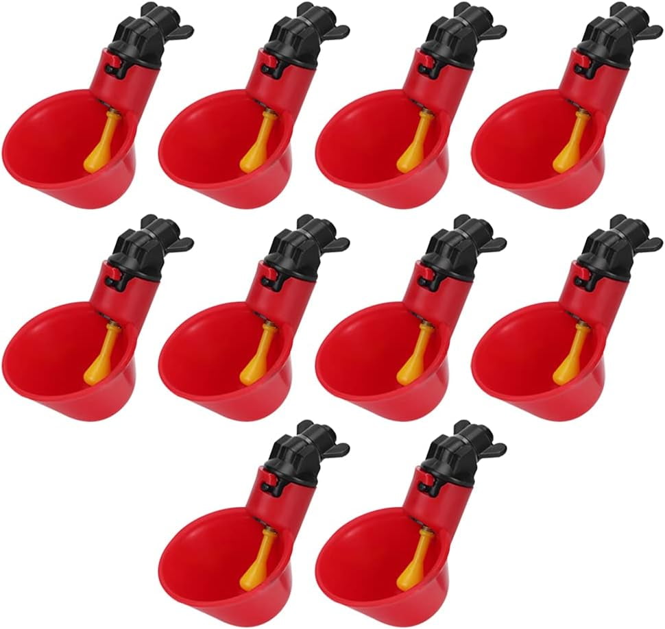 Bebedero para pollos Liling 10 unidades dispensadores automáticos de agua para aves de corral ...