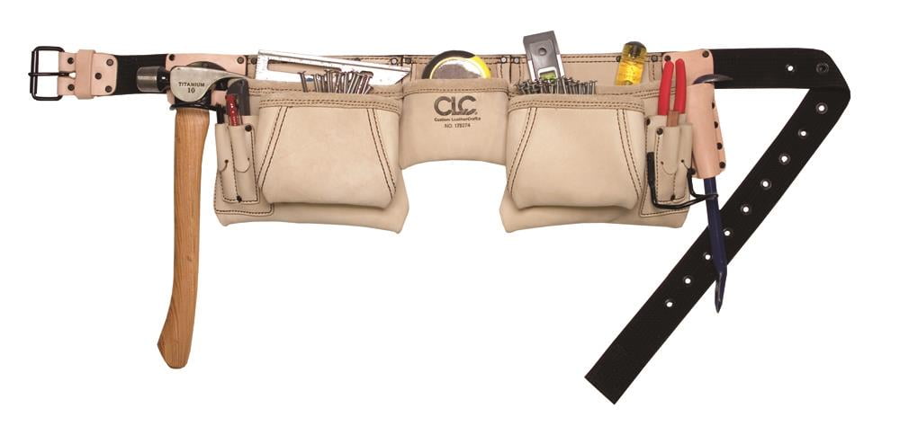 12-Pocket Heavy-Duty Construction Carpenter Apron - Walmart.com