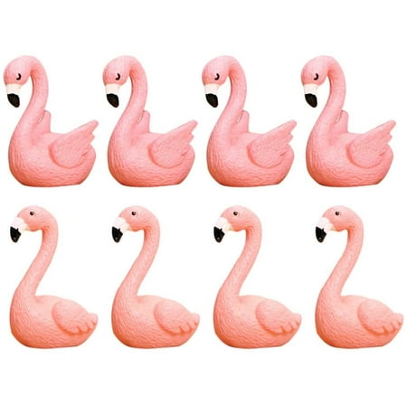 Bail Miniature Flamingo Mini Animals Resin Figurines Fairy Garden ...