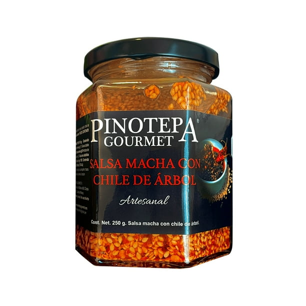 Salsa Macha de Chile de Árbol Pinotepa Gourmet 250 g | Walmart en línea