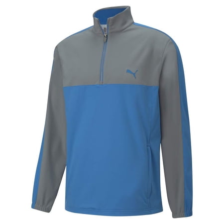 Puma Golf Men's Riverwalk Wind Jacket, Quiet Shade-Star Sapphire, Small ...