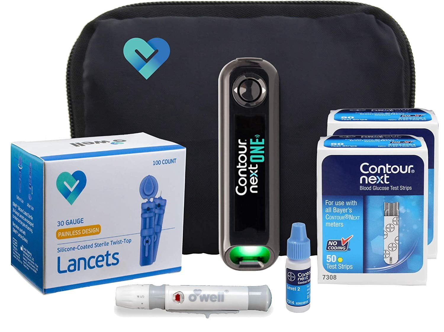 Contour Next ONE Diabetes Testing Kit Contour Next ONE Blood Glucose Contour Next ONE Diabetes Testing Kit Contour Next ONE Blood Glucose