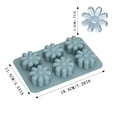 Ice Cube Mold Silicone Shaped Tray Drink Mold Stackable Freezer ...
