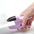 Preplabs Stapleless Paper Fastener & Needle-Free Stapler Tool - 5-Sheet ...