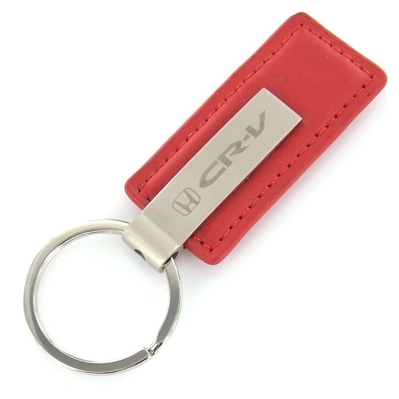 Honda CR-V RectangularLeather Key Chain (Red) - Walmart.com - Walmart.com