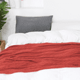 Bourina Rhombus Rust Throw Blanket for Couch, Suitable for Adult, Soft ...