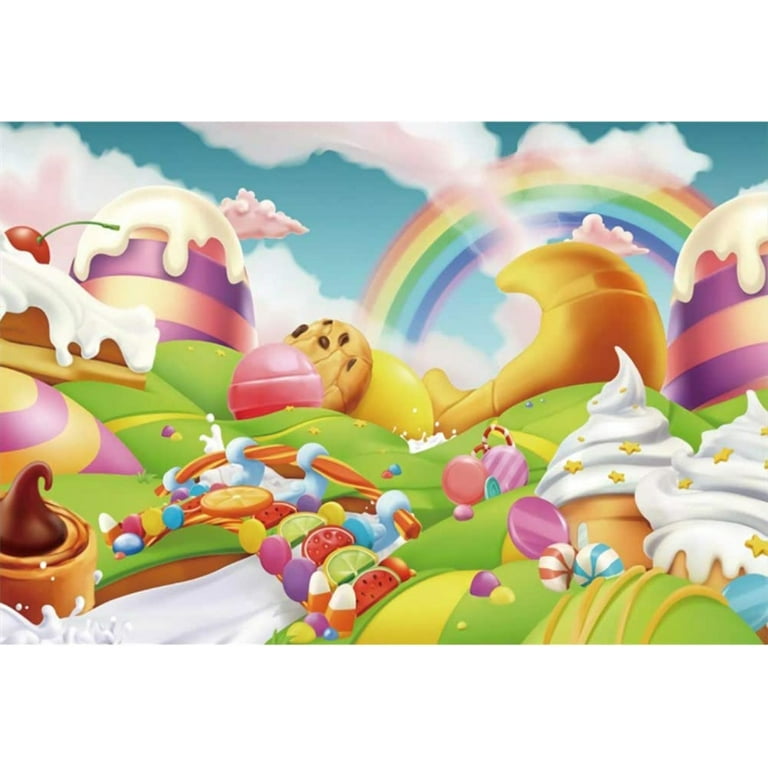 Candyland Party Background