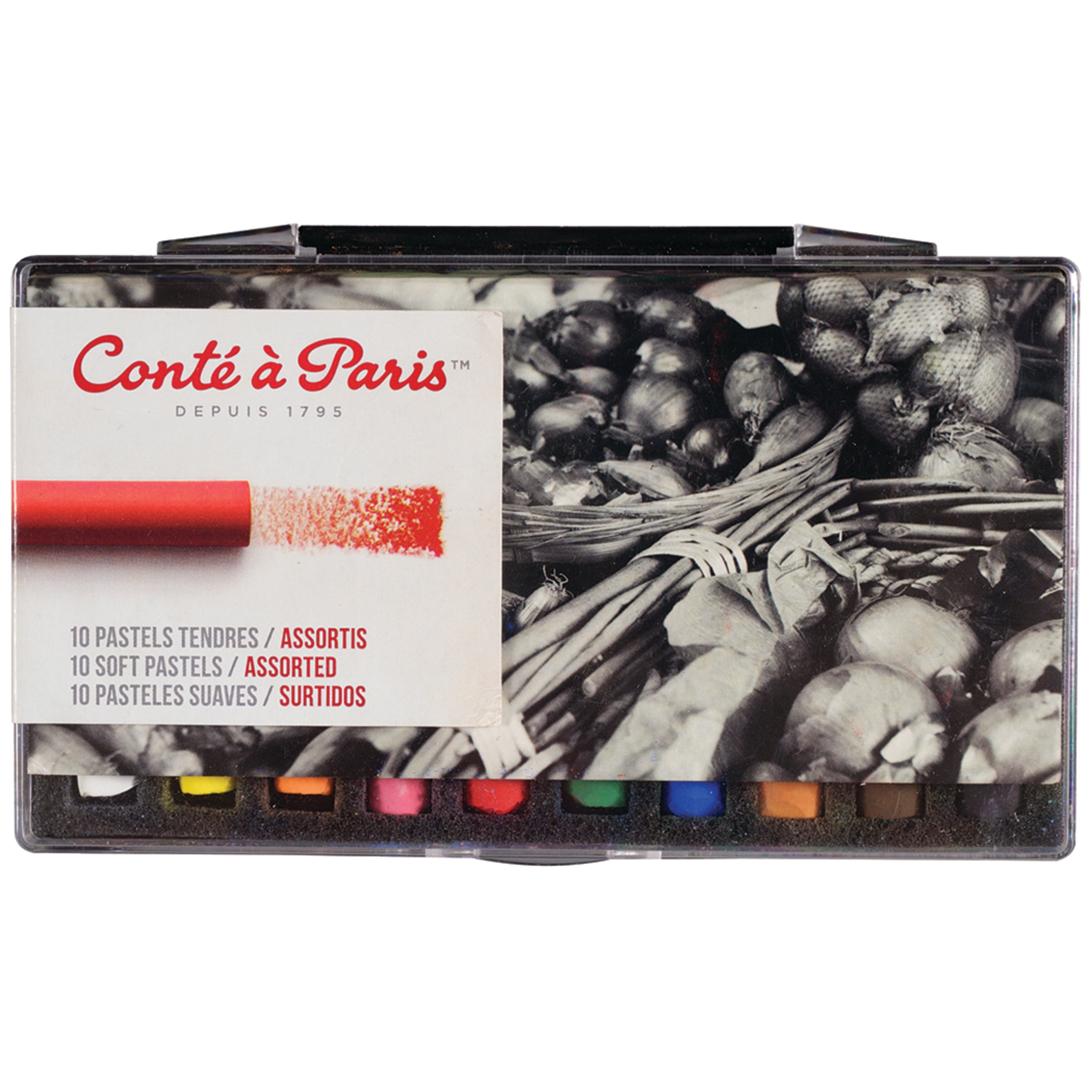 Conte Soft Pastel Set, 10-Color Set - Walmart.com
